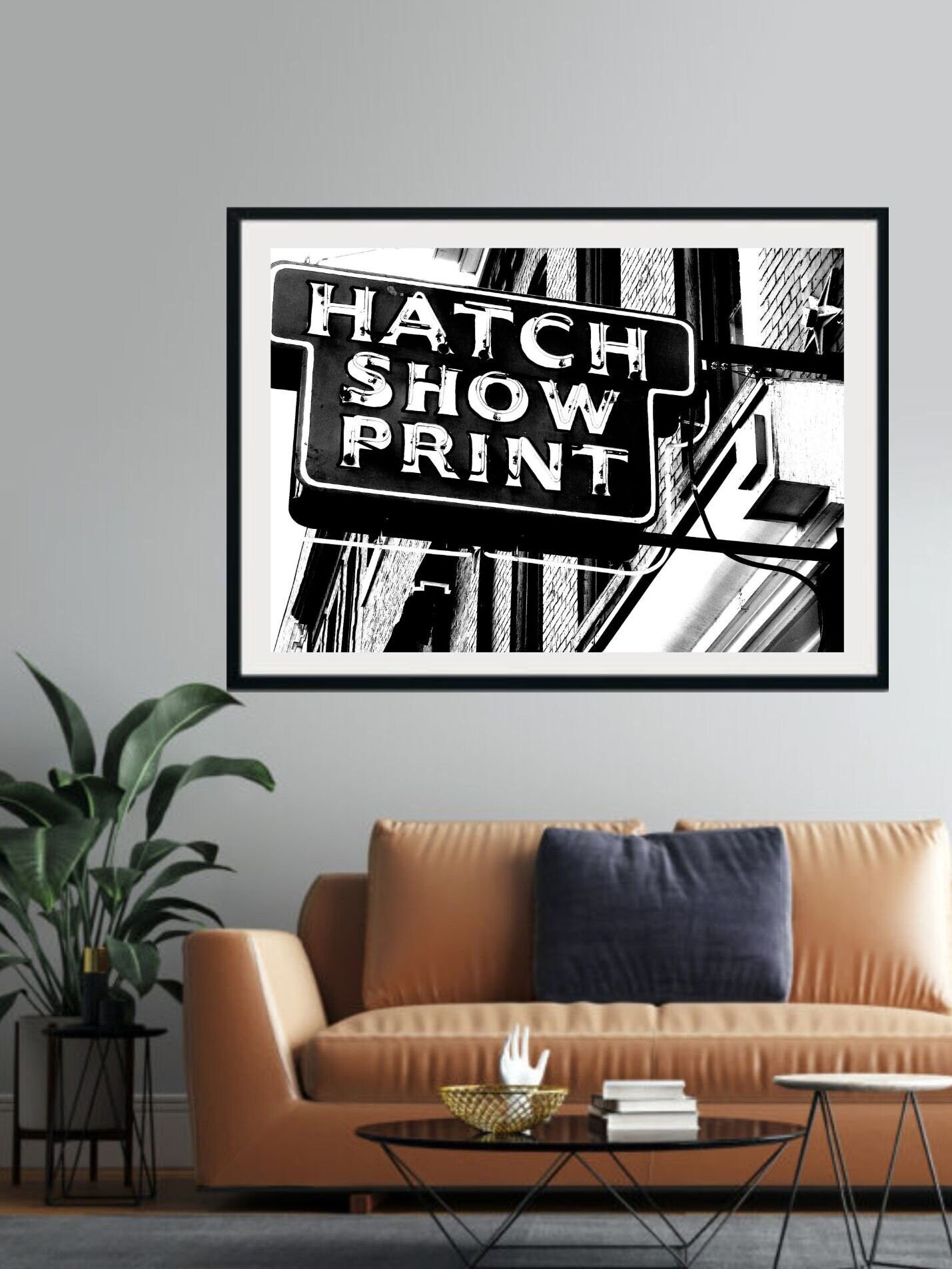 Nashville Hatch Print Shop Sign - Horizontal (no Longer at This ...