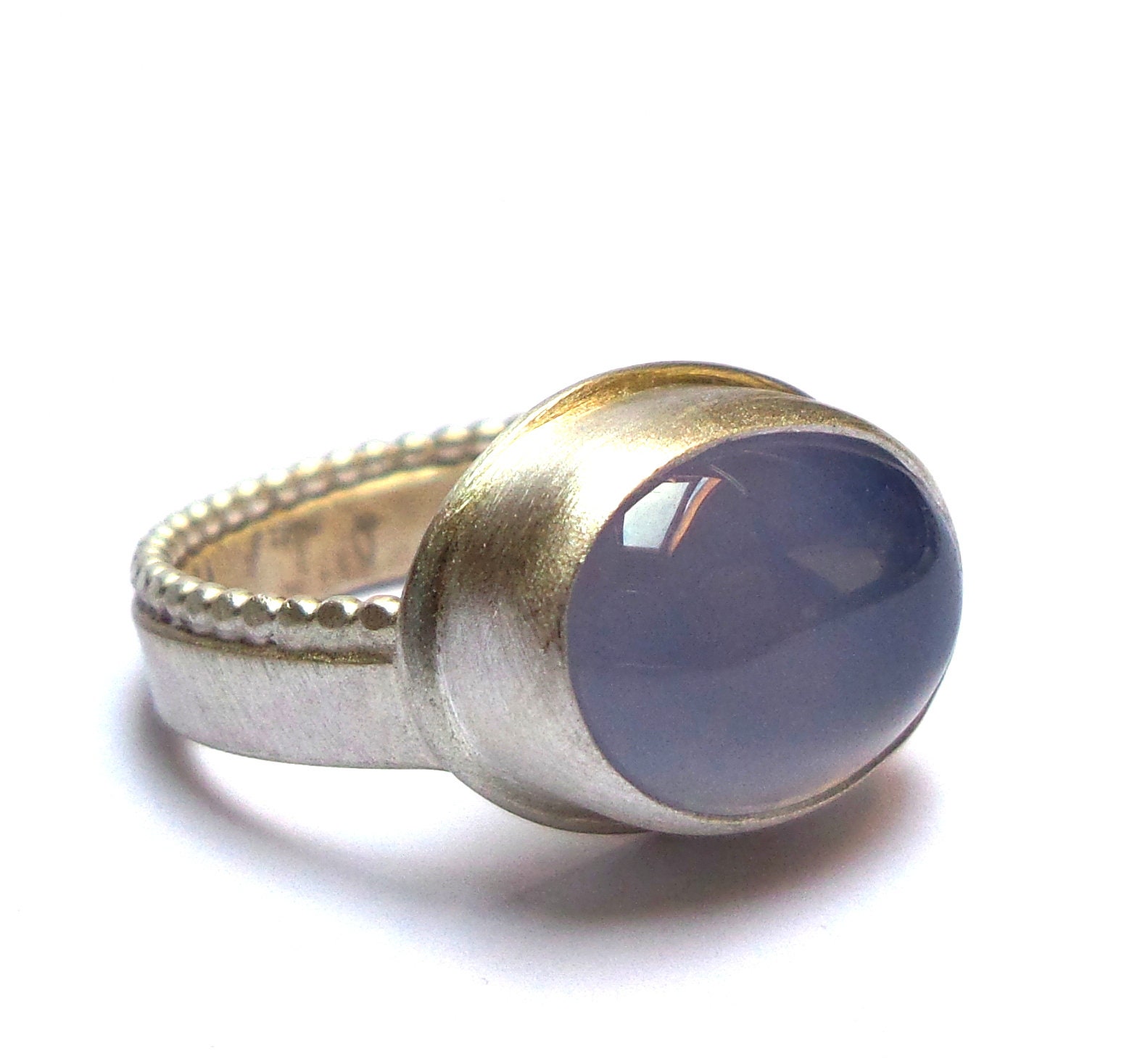 Chalcedony Ring Silver Ring Sterling Silver Rings Rings | Etsy