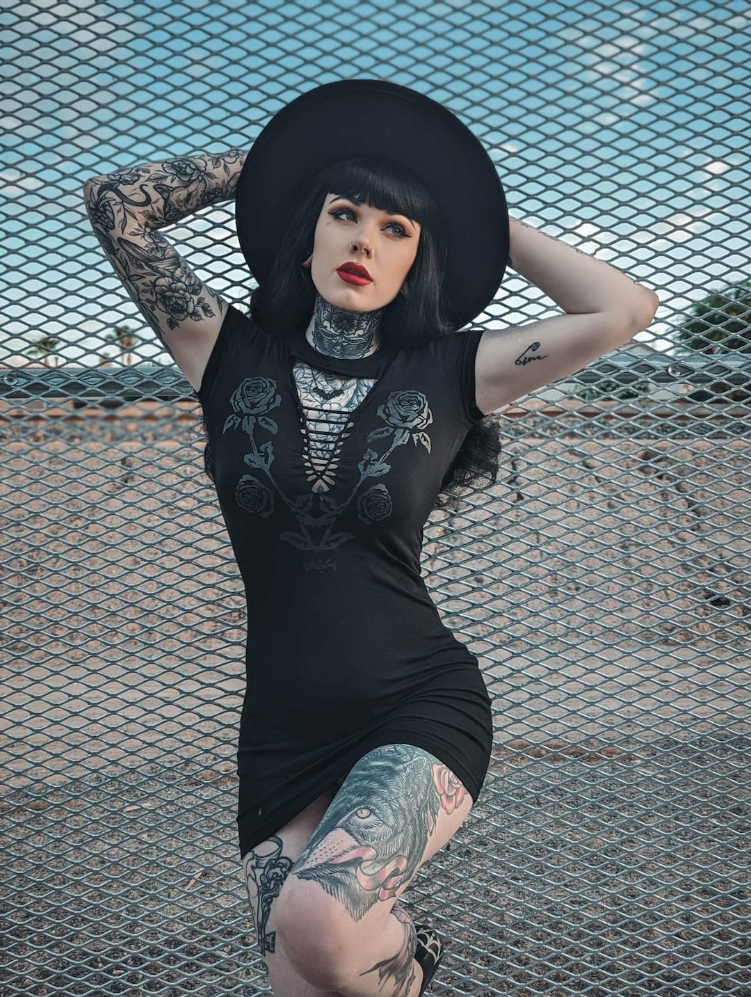 Blackout Rose Cutout Y'allternative Gothic Cowgirl Country Cowgirl ...