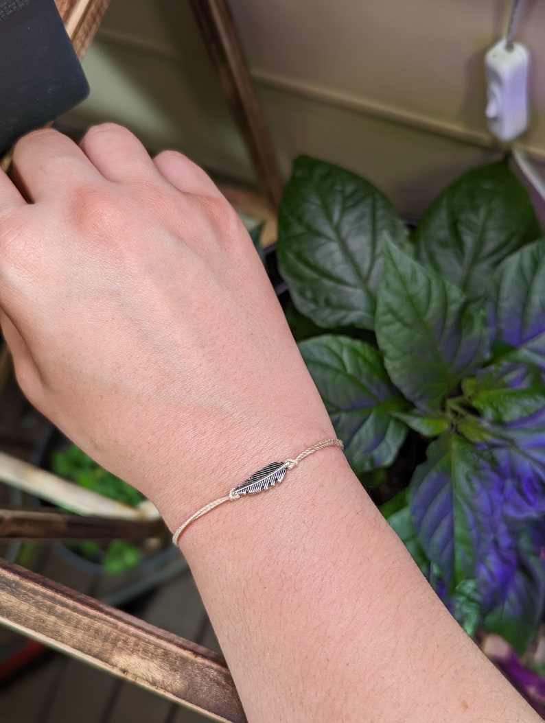 Feather Wish Bracelet - Etsy