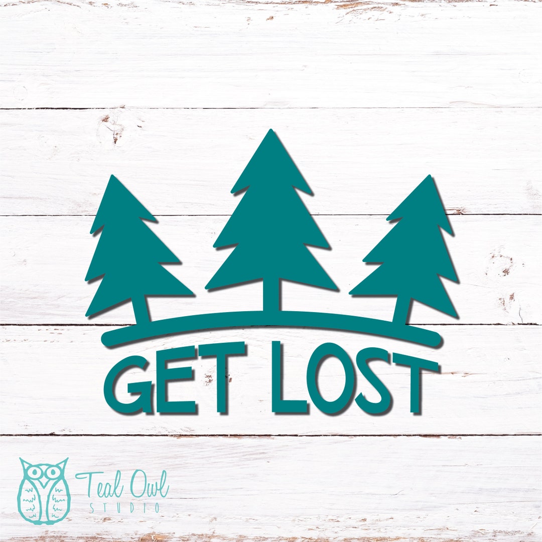 Get Lost Decal - Etsy