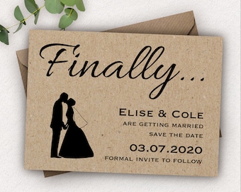 Finally Save the Date | Etsy