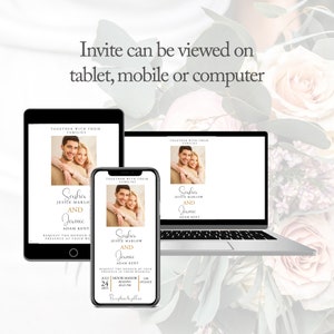 Digital Wedding Invitation | Online RSVP | Mini Website | Modern ...