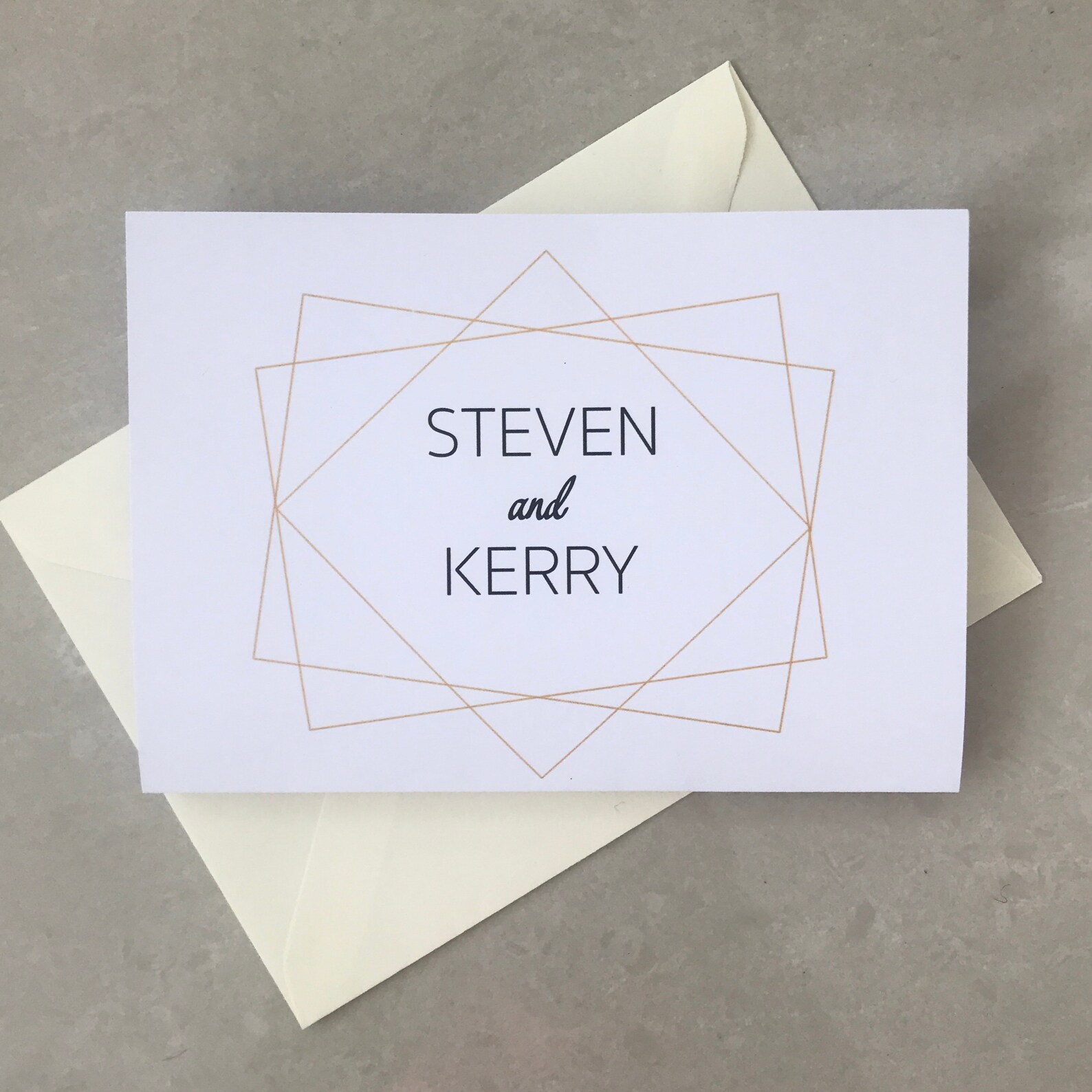 Geometric Pattern Concertina Invitation Invites Personalised - Etsy UK