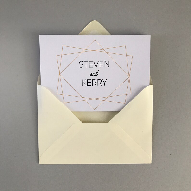 Geometric Pattern Concertina Invitation Invites Personalised - Etsy UK