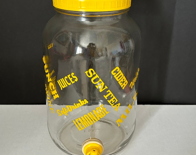 Vintage Rare Gallon Sun Tea/lemonade Dispenser - Etsy