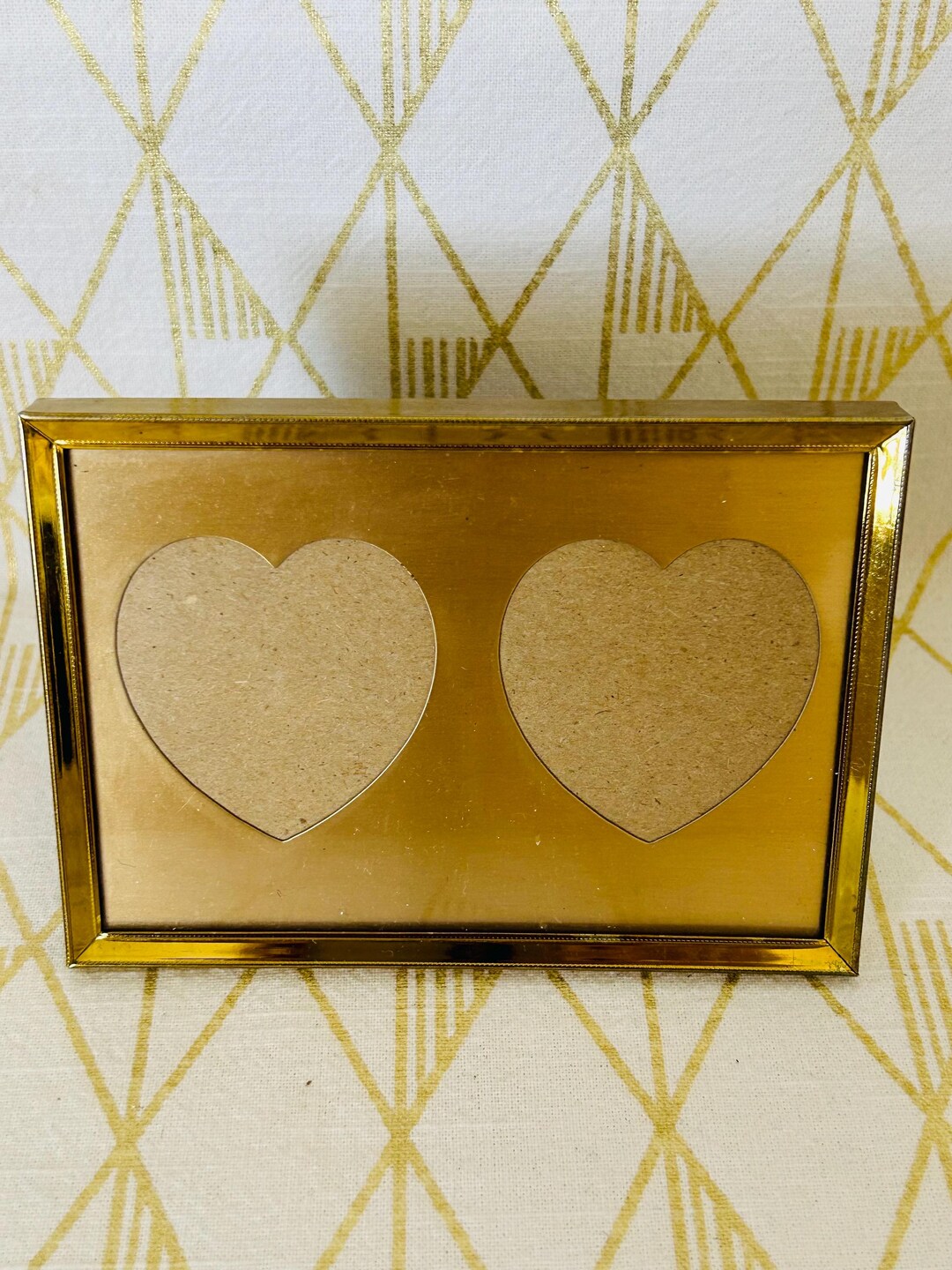 Vintage 2.5x2.5 Gold Heart Photo Frame Hollywood Regency - Etsy