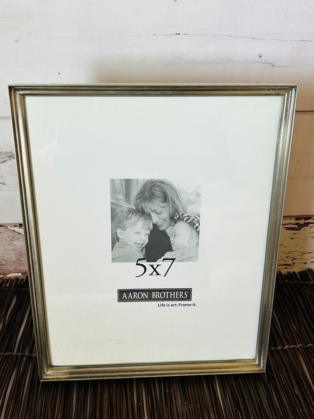 Vintage 8x10” Pewter Photo Frame Aaron Brothers - Etsy