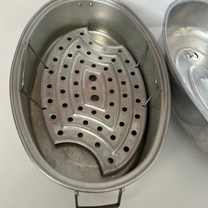 Vintage Large Mirror Aluminum Roasting Pan - Etsy