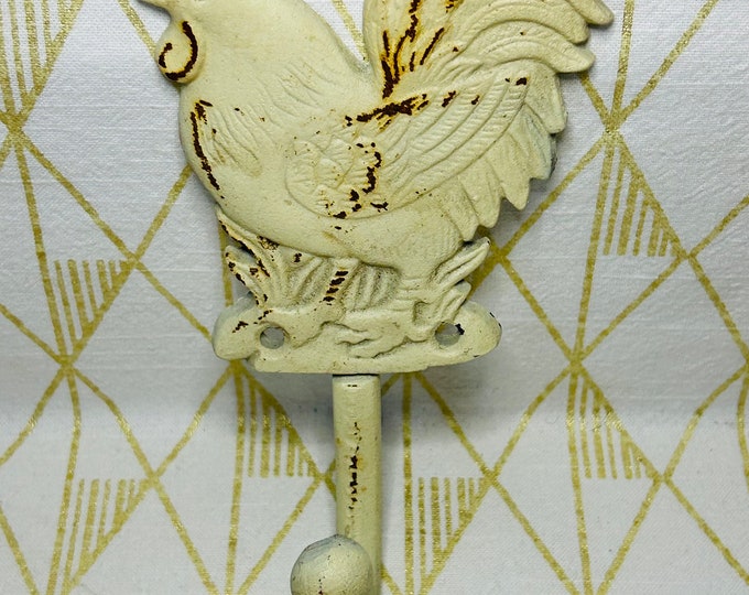Cast Iron Rooster Hook - Etsy