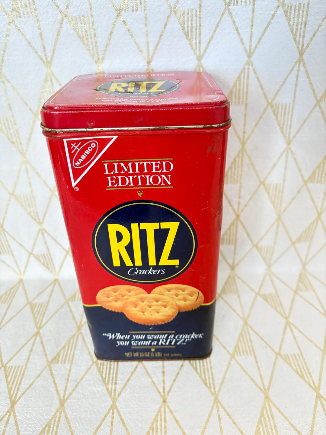 Vintage Ritz Cracker Tin 1987 - Etsy