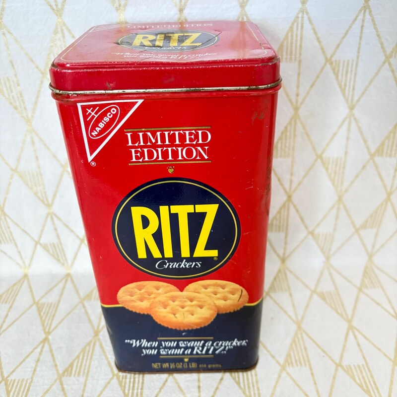 Ritz Cracker Tin - Etsy