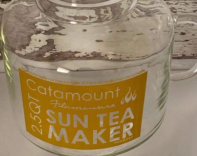 Vintage Catamount Sun Tea Maker 2.5 QT USA - Etsy