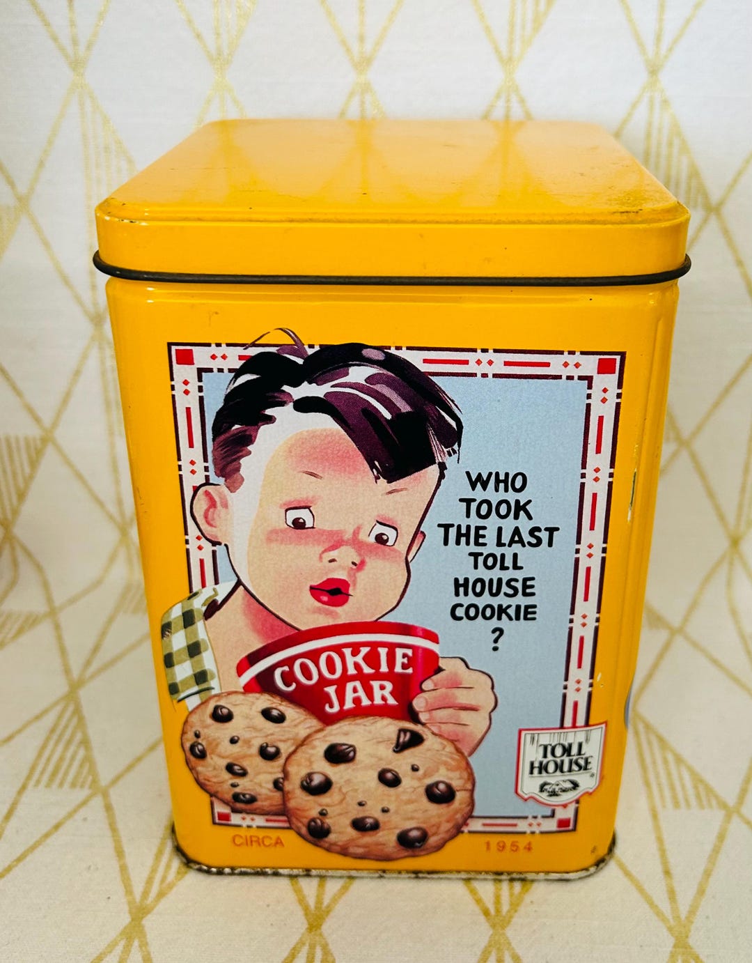 Vintage Toll House Cookie Tin - Etsy