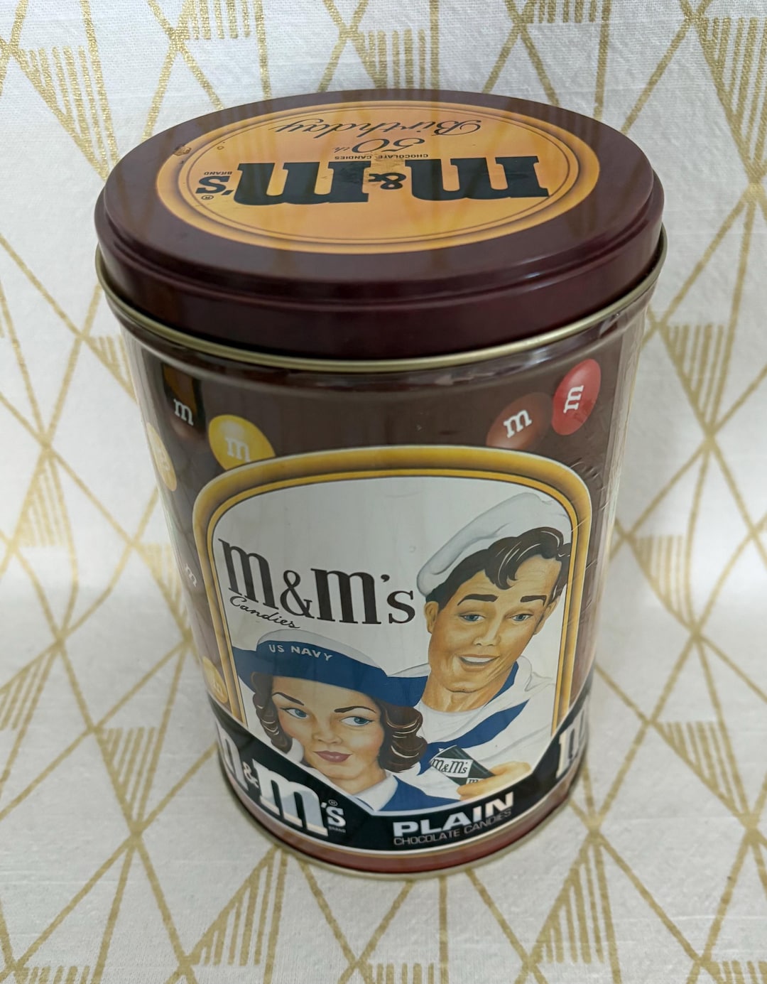 M&M Tin - Etsy