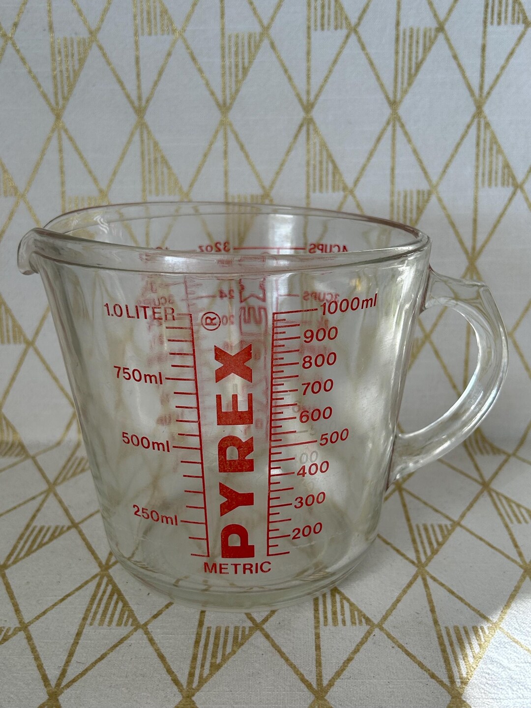 Pyrex 4 Cup Measuring Cup D Handle - Etsy