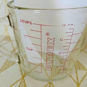 Pyrex Measuring Cup D Handle Holds 2 Cups - Etsy