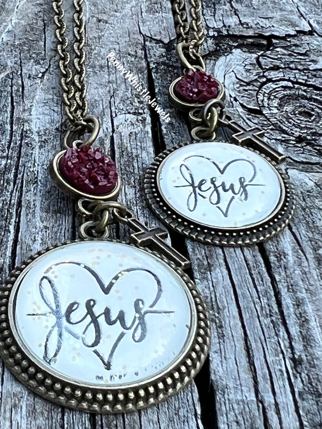Jesus Mommy and Me Necklaces, Mother Daughter Jewelry, Scripture ...
