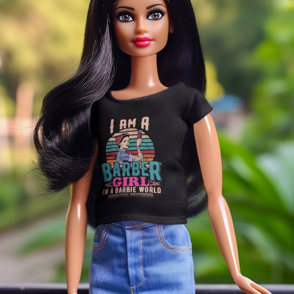 Barbie Barber Svg - Etsy