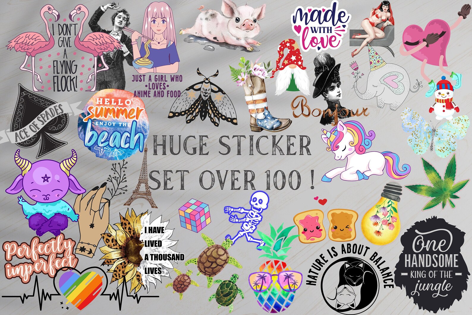 Huge Sticker Creator Set | Etsy