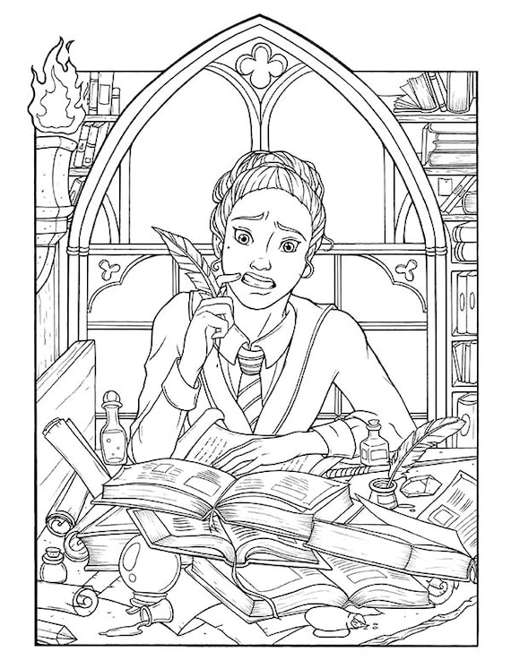 Studying Coloring Pages