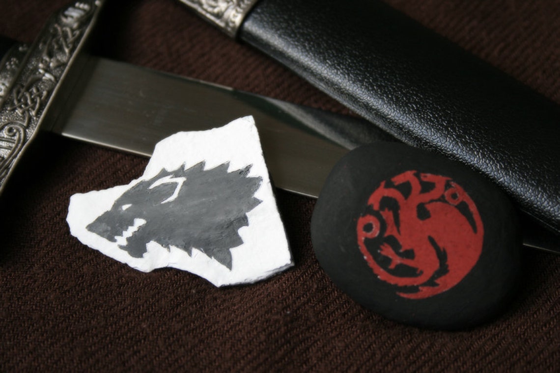 Hand-painted Game of Thrones Stones - Etsy