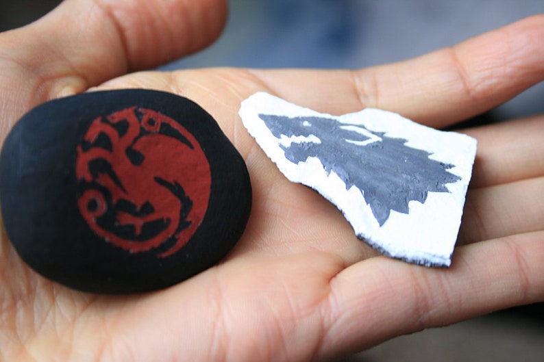 Hand-painted Game of Thrones Stones - Etsy