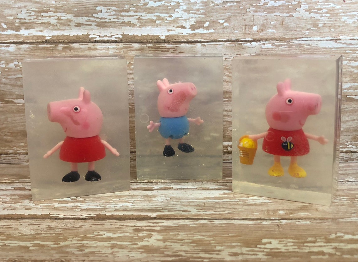 Peppa Pig Kids Soap Kids Soap Bar Peppa Pig Family and - Etsy Canada