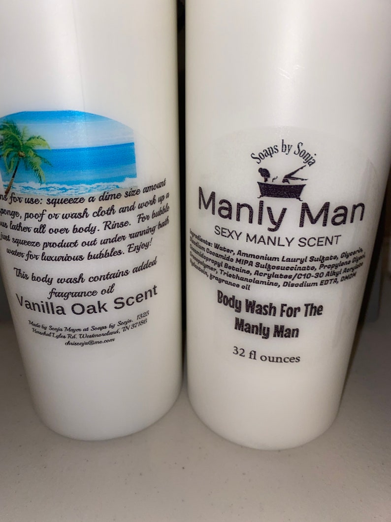 Manly-man Bubble Bath and Body Wash for Men Bubbly Bubble - Etsy