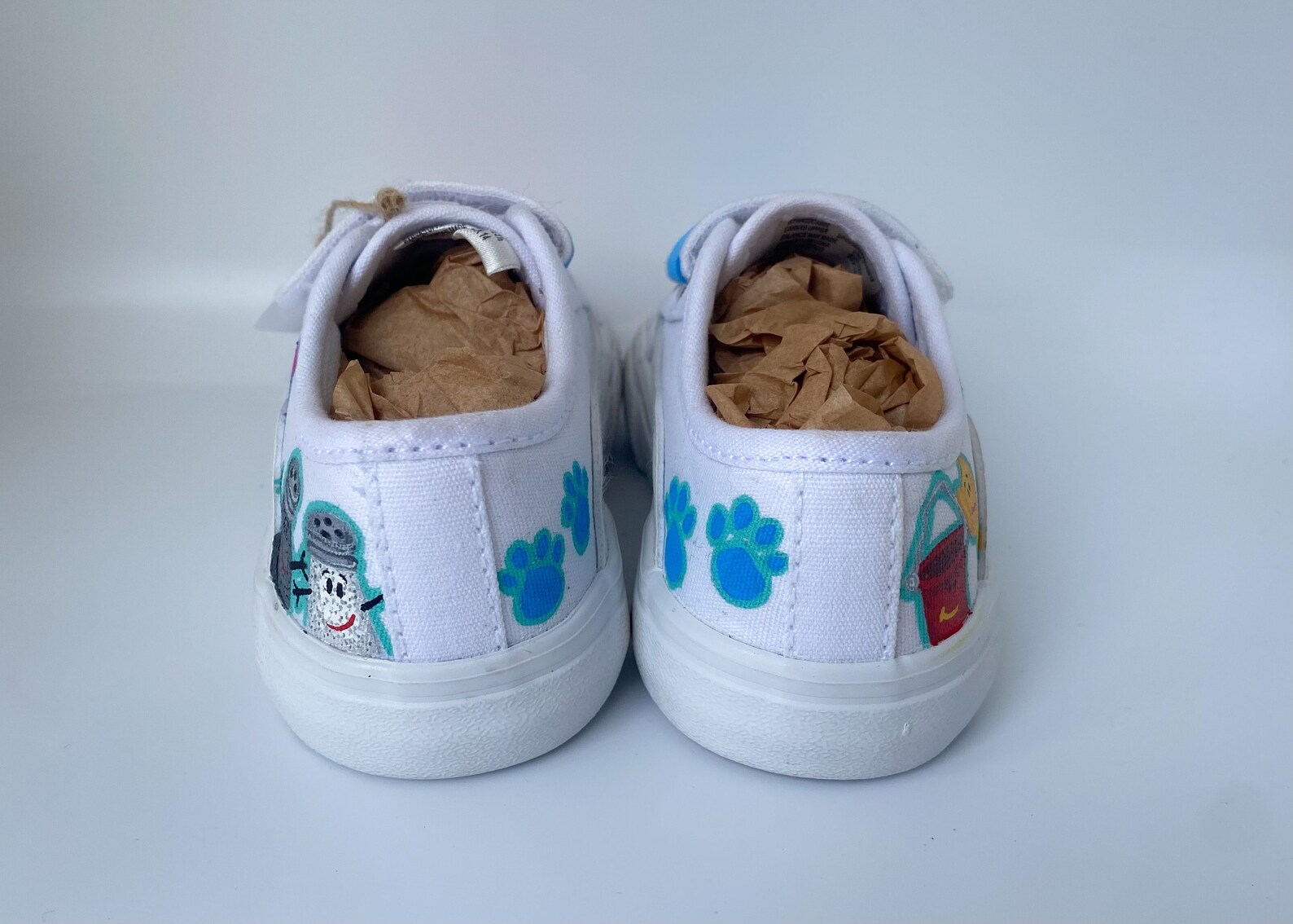 Hand Painted Blues Clues Inspired Shoes customized - Etsy