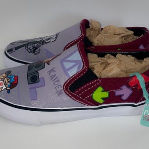 Hand Painted Friday Night Funkin Inspired Shoes (customized) - Etsy