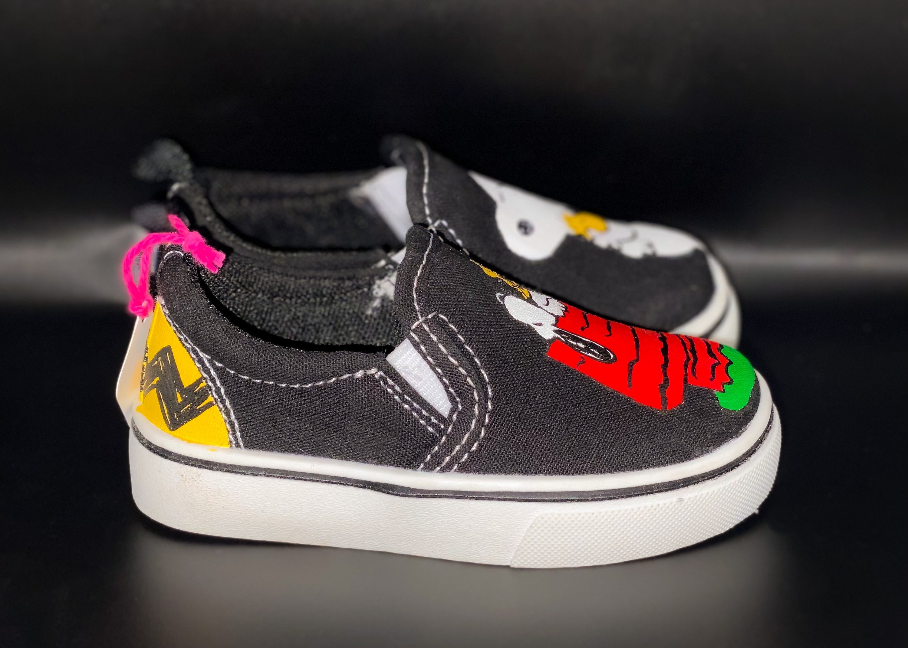 Hand Painted Snoopy & Woodstock Inspired Shoes customized - Etsy