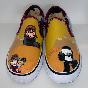 Hand Painted Friday Night Funkin Inspired Shoes (customized) - Etsy