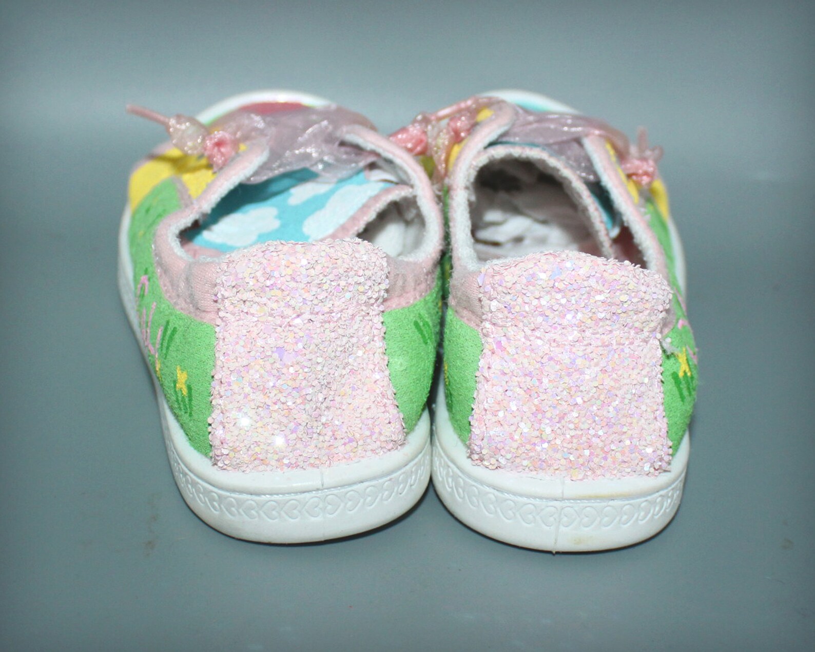 Hand Painted Peppa Pig Inspired Shoes customized | Etsy