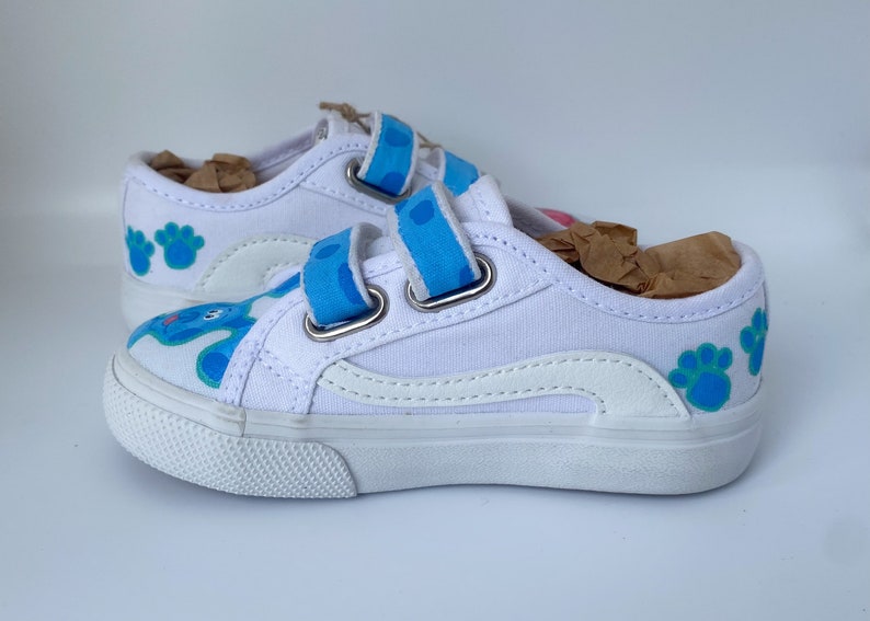 Hand Painted Blues Clues Inspired Shoes customized - Etsy