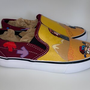 Hand Painted Friday Night Funkin Inspired Shoes (customized) - Etsy