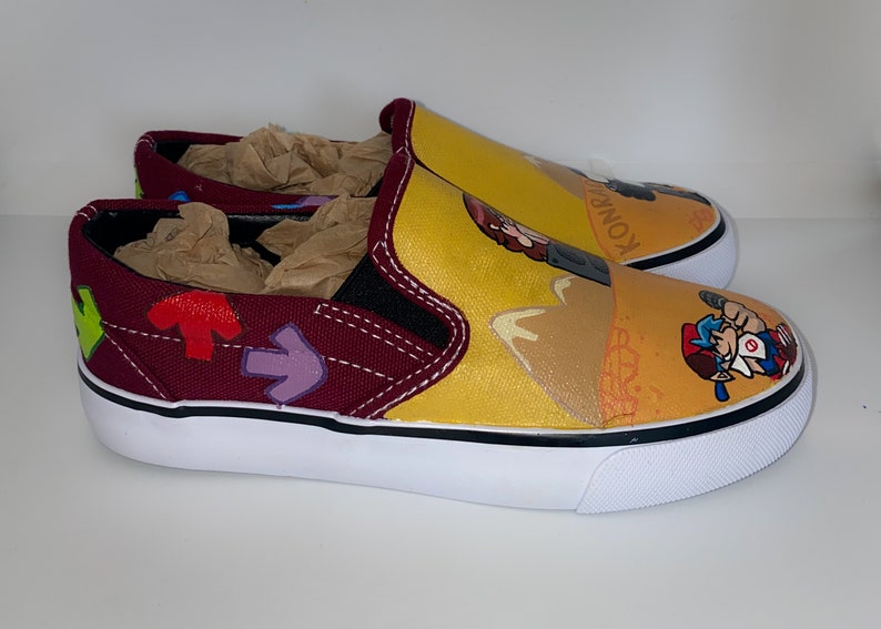Hand Painted Friday Night Funkin Inspired Shoes customized | Etsy