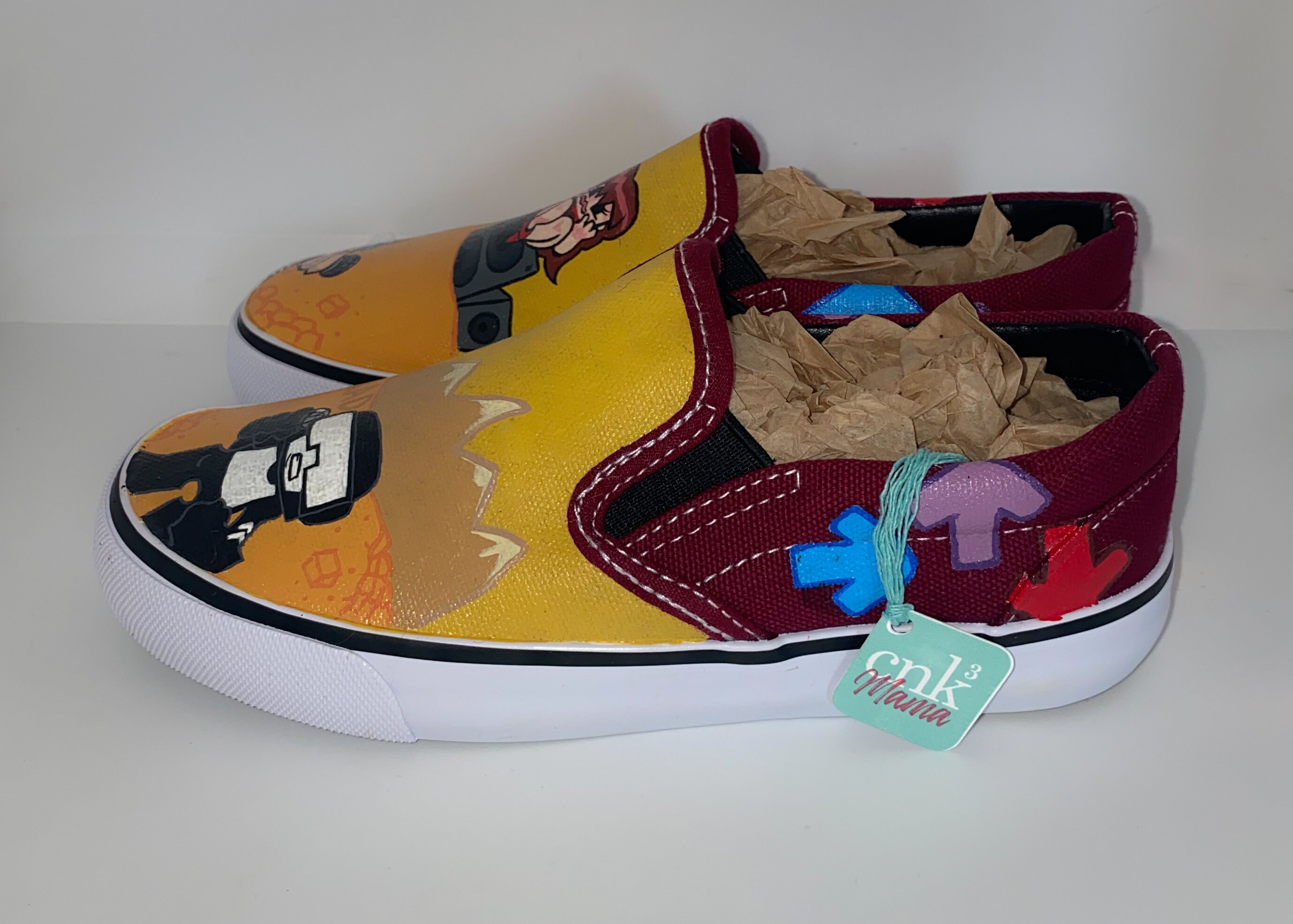 Hand Painted Friday Night Funkin Inspired Shoes customized | Etsy UK