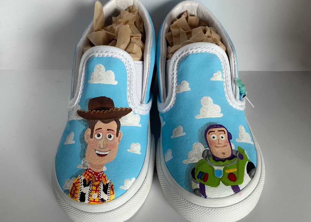 Hand Painted Toy Story Inspired Shoes - Etsy