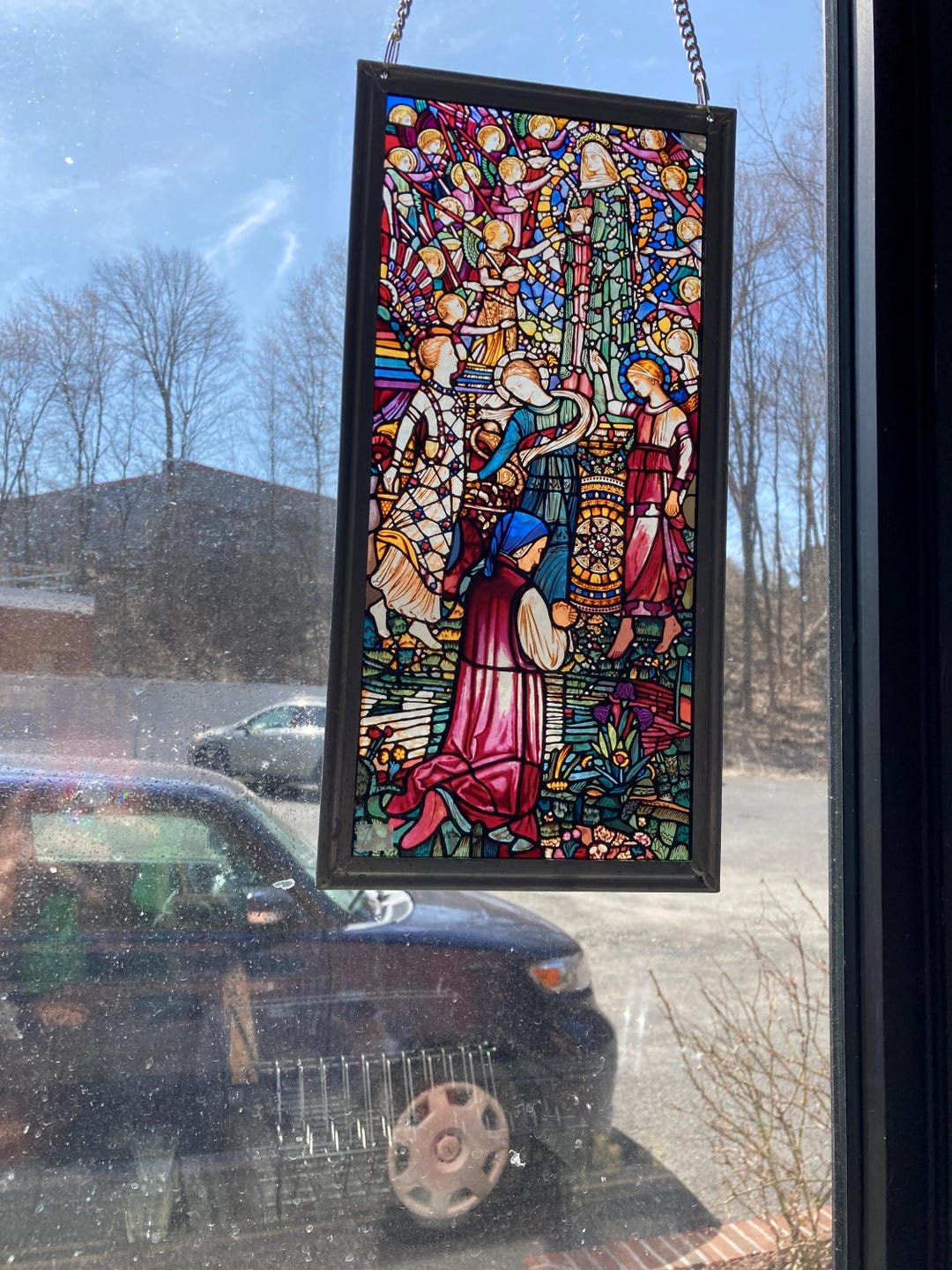 Stained Glass, Religious, Praying Saints, Colorful, Saints, Hand ...