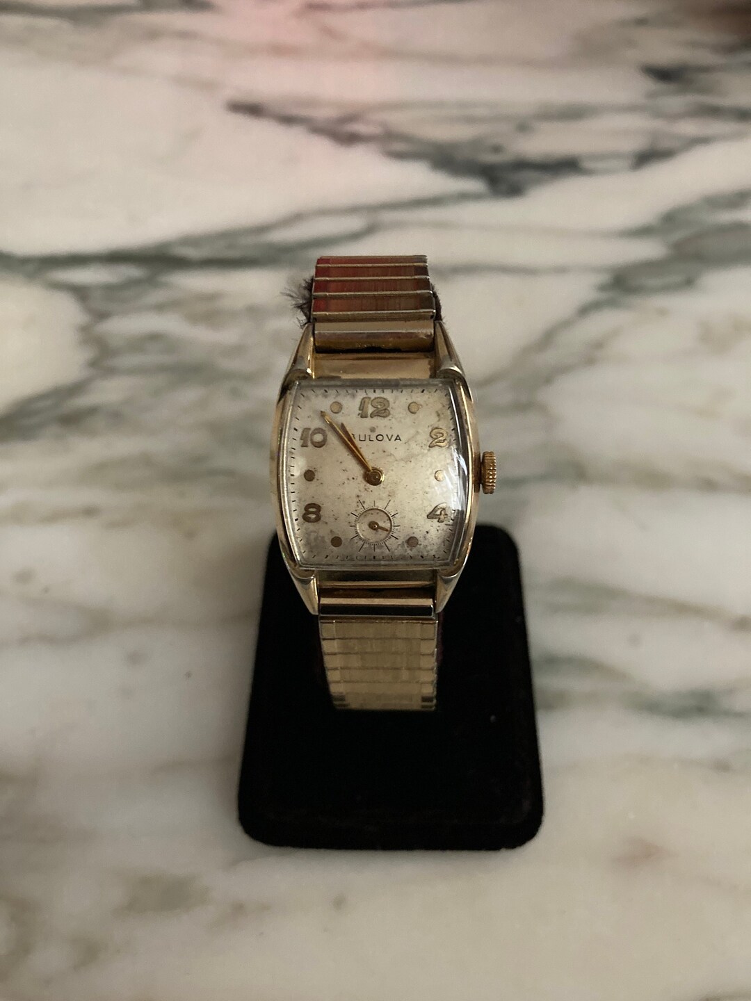 Vintage Tank Watch, 1940 Bulova Watch, Mens Tank Watch, Mechanical ...