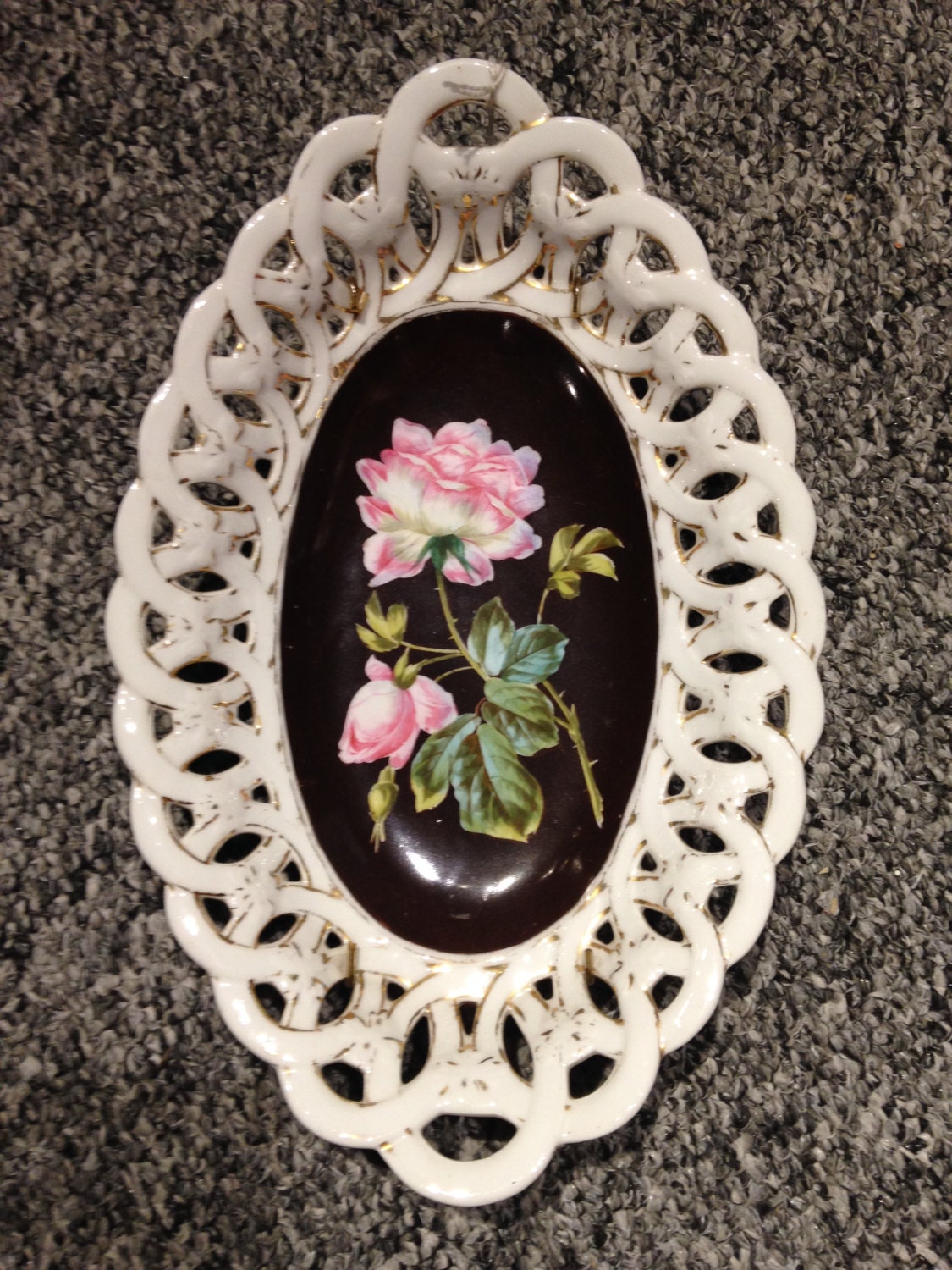 Victorian Bread Dish B&B Porcelain Victorian Plate | Etsy