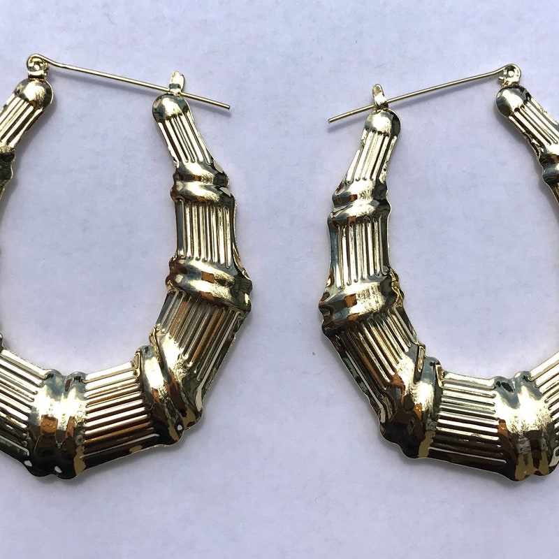 Bamboo Earrings - Etsy