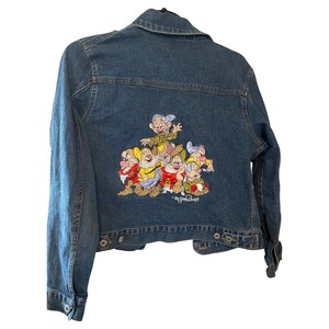 Vintage Seven Dwarfs Denim Jacket, Disney Jean Jacket, Snow Whites Crew ...
