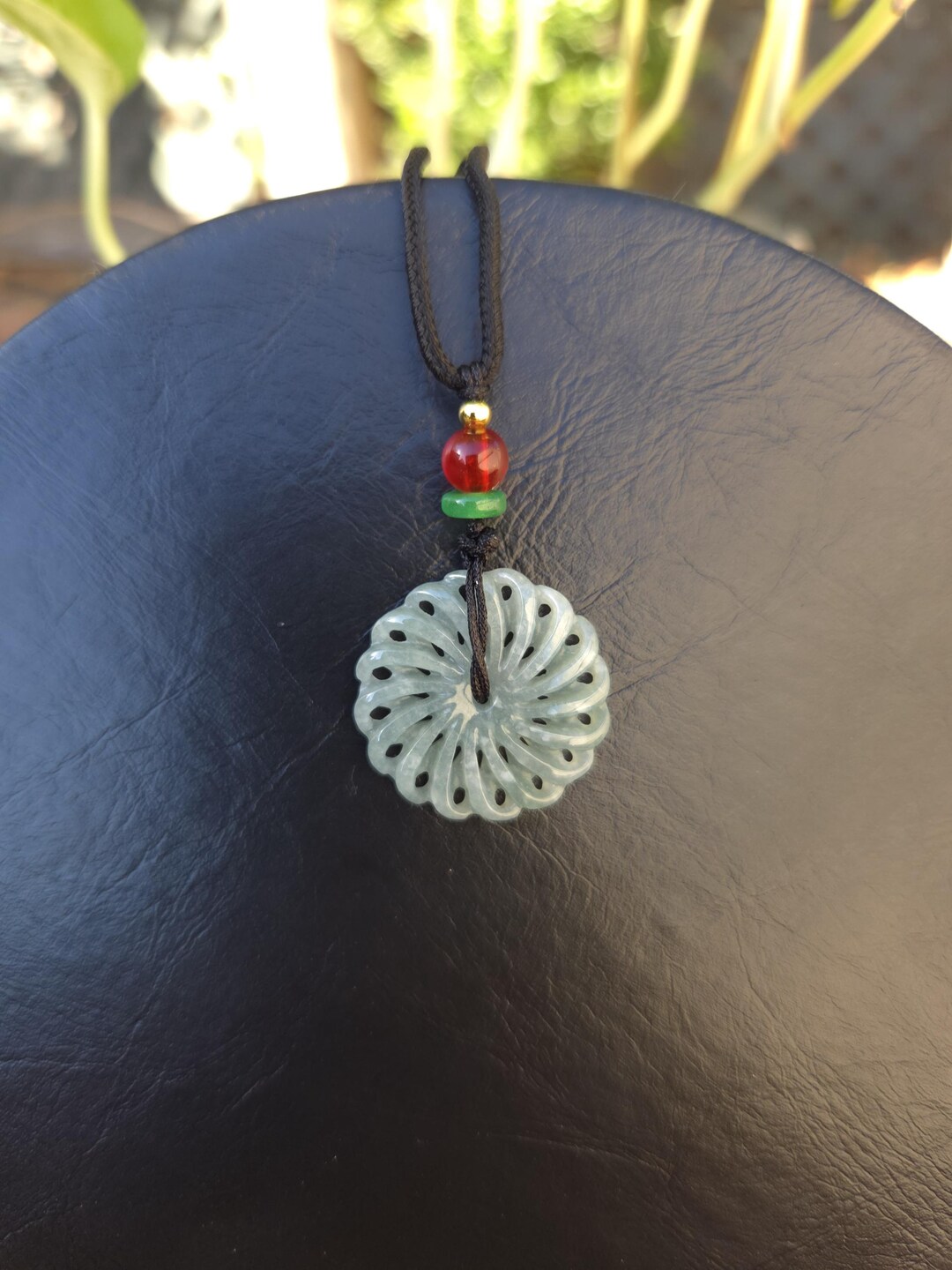 Blue Water Jade Lucky Fortune Wheel - Etsy