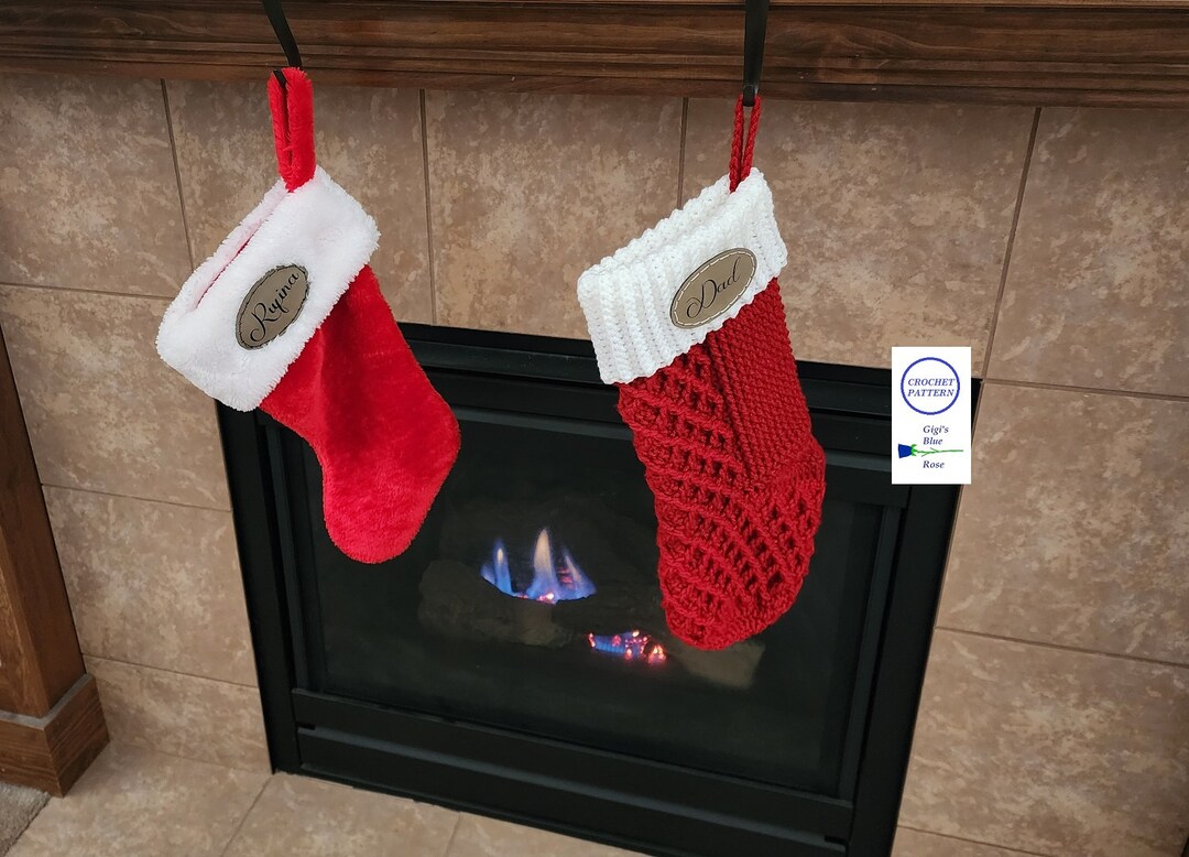 CROCHET Pattern/marisa's Diamond Christmas Stocking Pattern/pdf Pattern ...