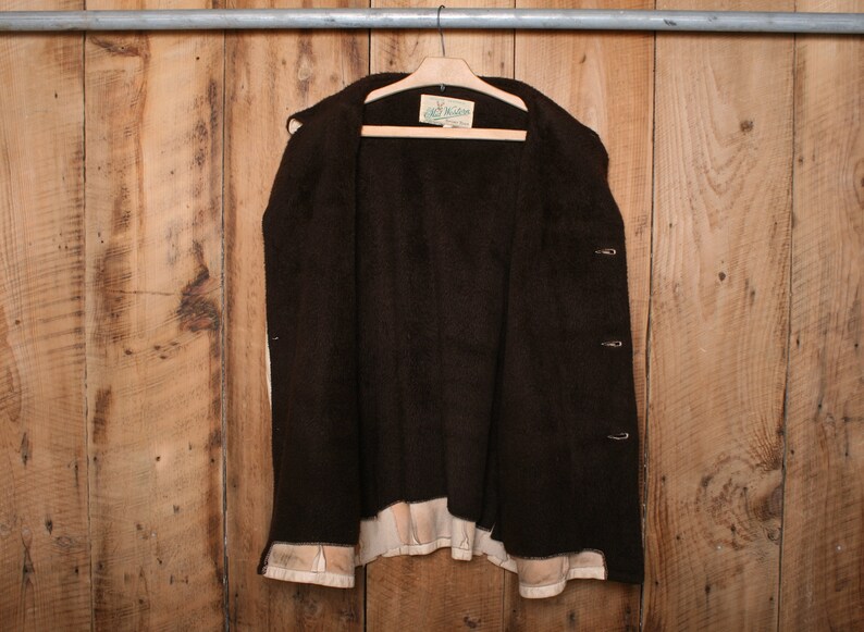 Sz. 46 Vintage MIDWESTERN SPORT TOGS Ivory Deerskin Leather | Etsy