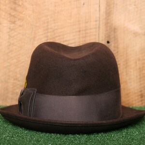 Sz. 7 1/8 | Vintage CABLE CAR CLOTHIER Robert Kirk Ltd. Brown Felt ...