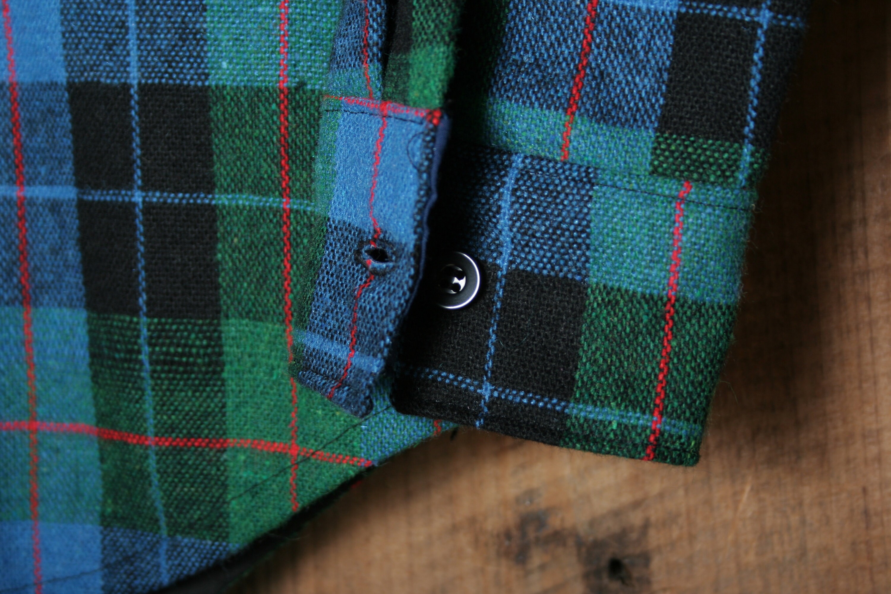 Sz. M | Vintage Handmade Blue, Green, Black & Red Plaid Sz. M | Vintage Handmade Blue, Green, Black & Red Plaid