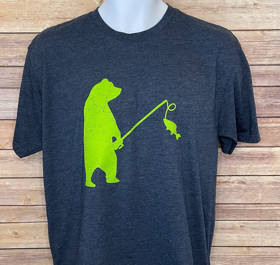 Widespread Panic Bear's Gone Fishin' Men/unisex Tee - Etsy
